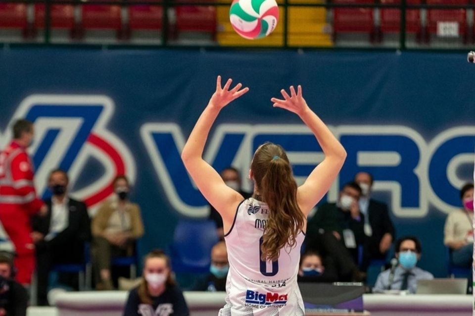 Toda la obligación a cuestas para el Chieri '76 de Vicky Mayer